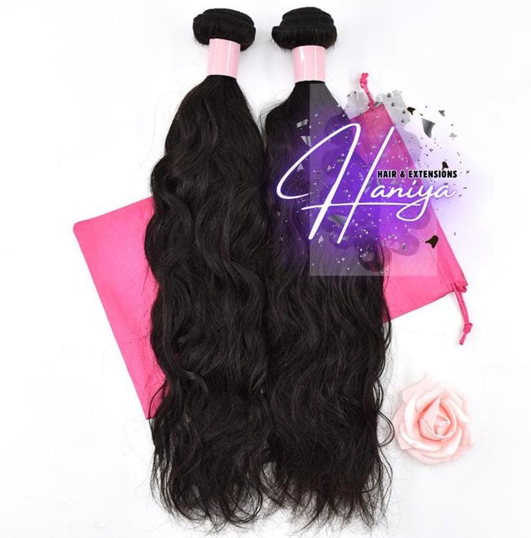 Natural Wave Virgin Hair Bundles, 10” to 40” Inch Bundles, Natural ...