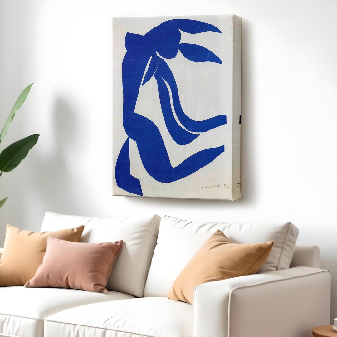 Henri Matisse - the Flowing Hair, Housewarming Gift, Surreal Canvas ...