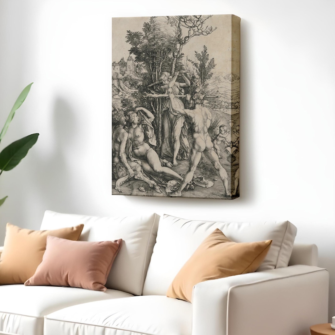 Albrecht Dürer - Hercules at the Crossroads, Canvas Wall Art, Home ...