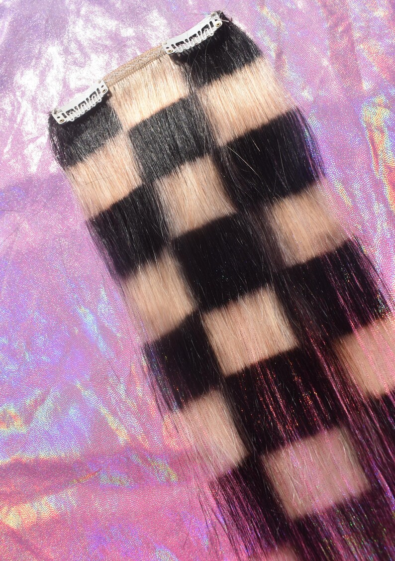 Checkerboard Scene Hair Extension - Etsy