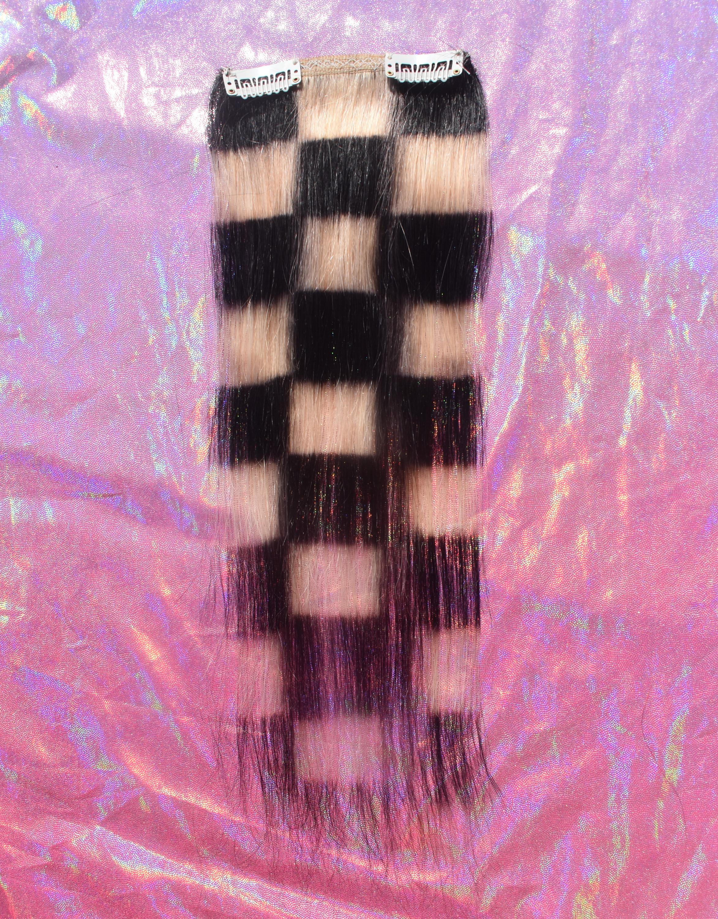 Checkerboard Scene Hair Extension - Etsy