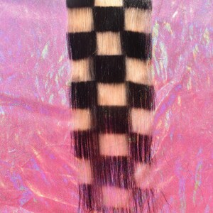 Checkerboard Scene Hair Extension - Etsy