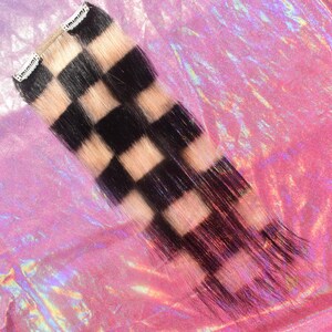 Checkerboard Scene Hair Extension - Etsy