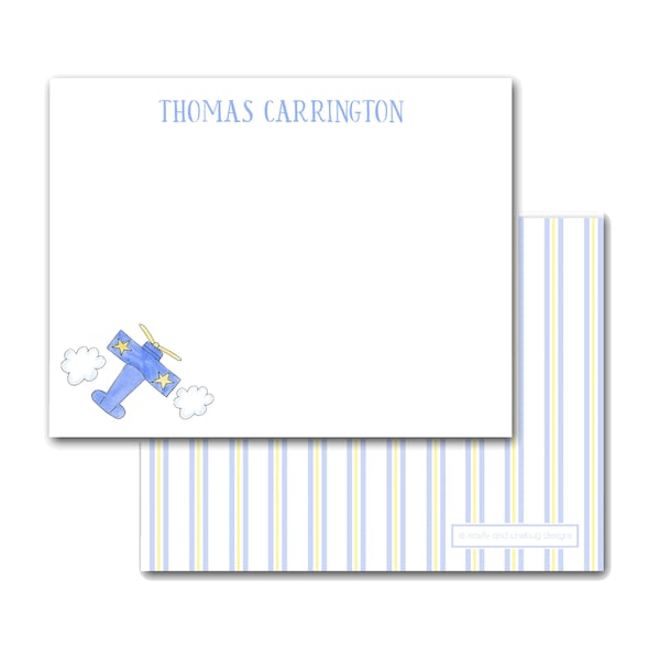 Airplane Notecards - Etsy