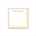 Personalize Monogram Notepad Note Pad Scallop Bright Color Stationery ...