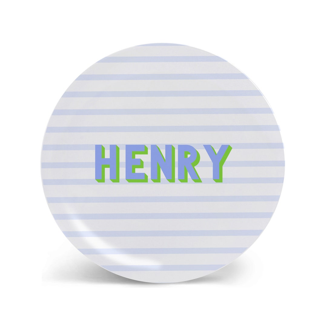 Personalized Kids Plate Custom Kid Name Plate Birthday Boy Girl Baby ...
