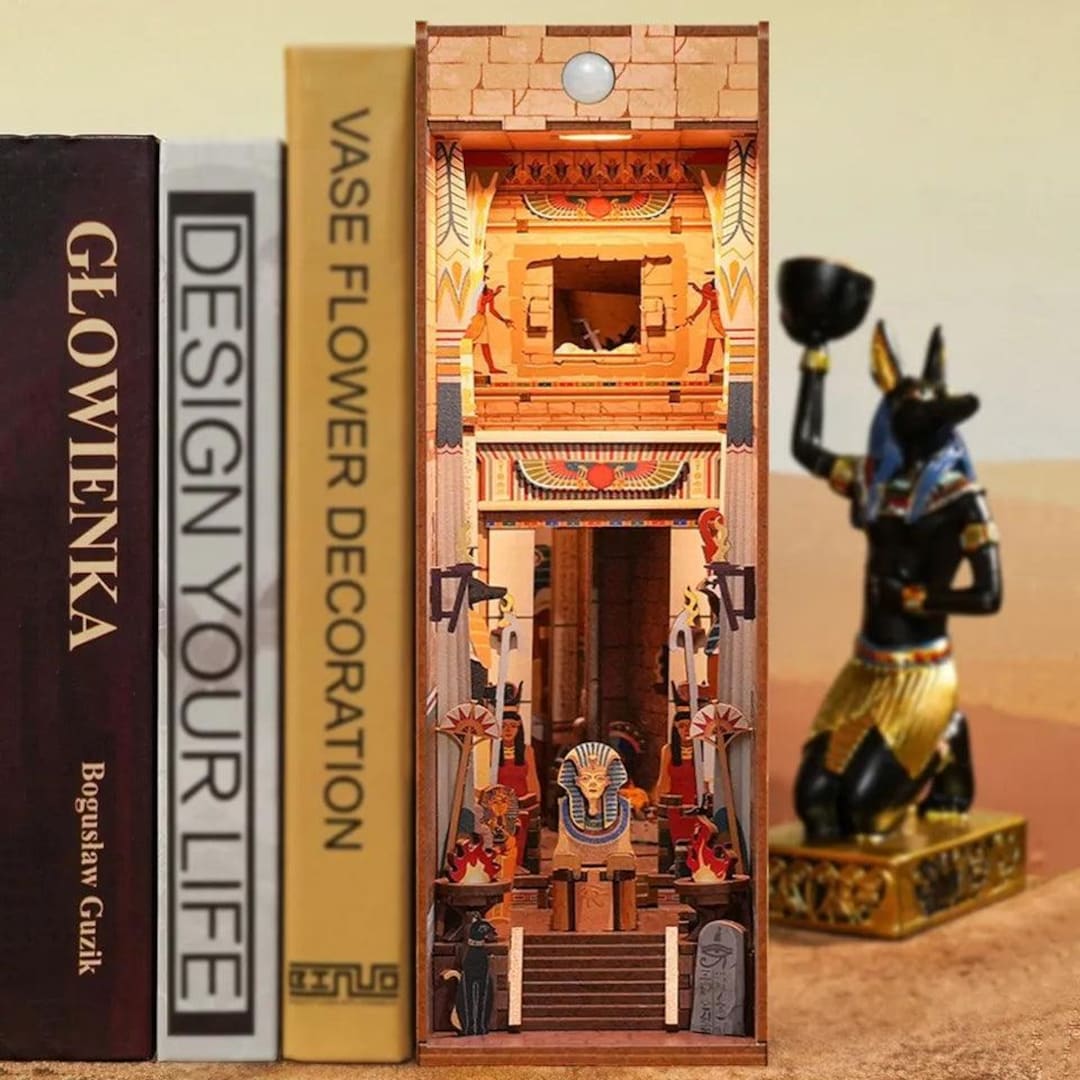 DIY Book Nook Kits - Great Pyramid of Giza Book Nooks - Egyptian ...