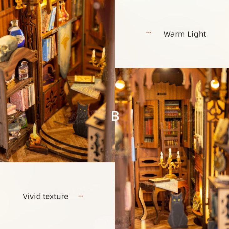 Magic Library Book Nook - DIY Book Nook Kits - Library Book Shelf ...