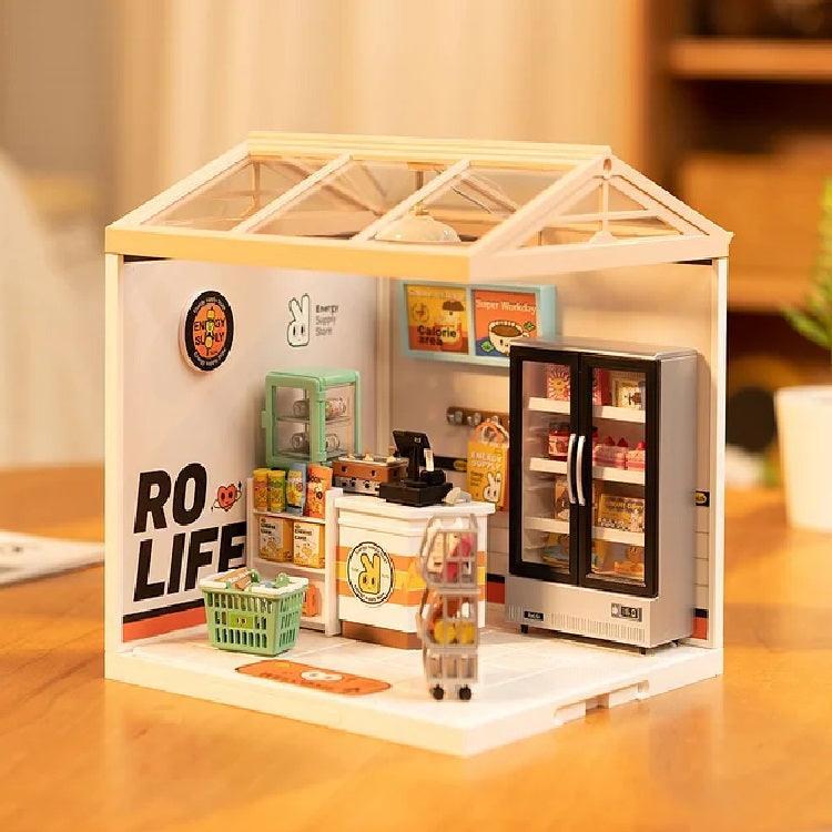 Miniature Grocery Shop DIY Dollhouse Kit – 3D Mini Diorama Craft - Etsy