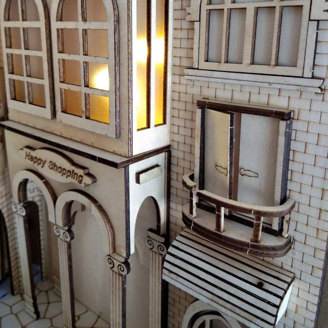 DIY Alley Book Nook Kit With Lights – Miniature Book Shelf Insert ...