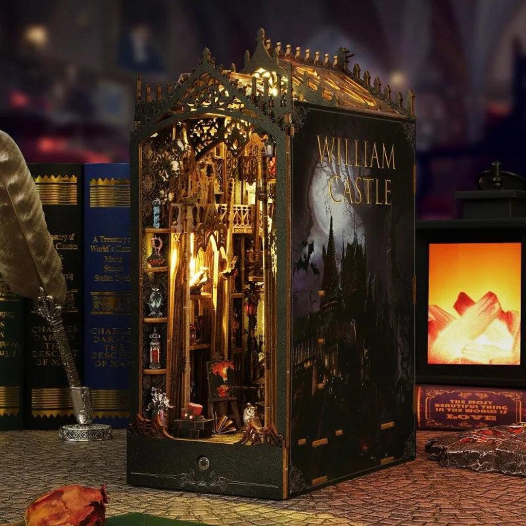 William Castle Ancient Cathedral Theme DIY Book Nook Kit Magical ...