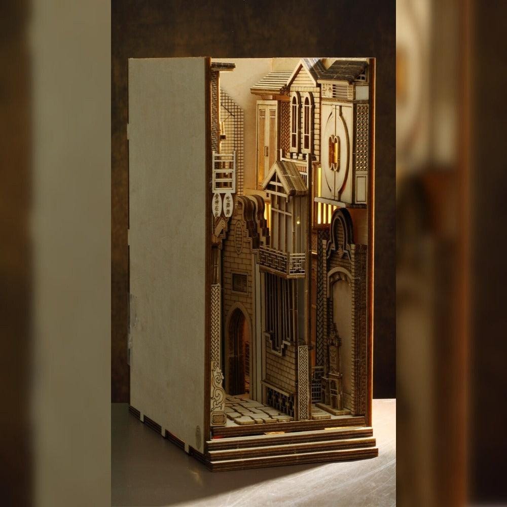 DIY Kuanzhai Alley Book Nook Kit – 3D Miniature Chinese Alleyway ...