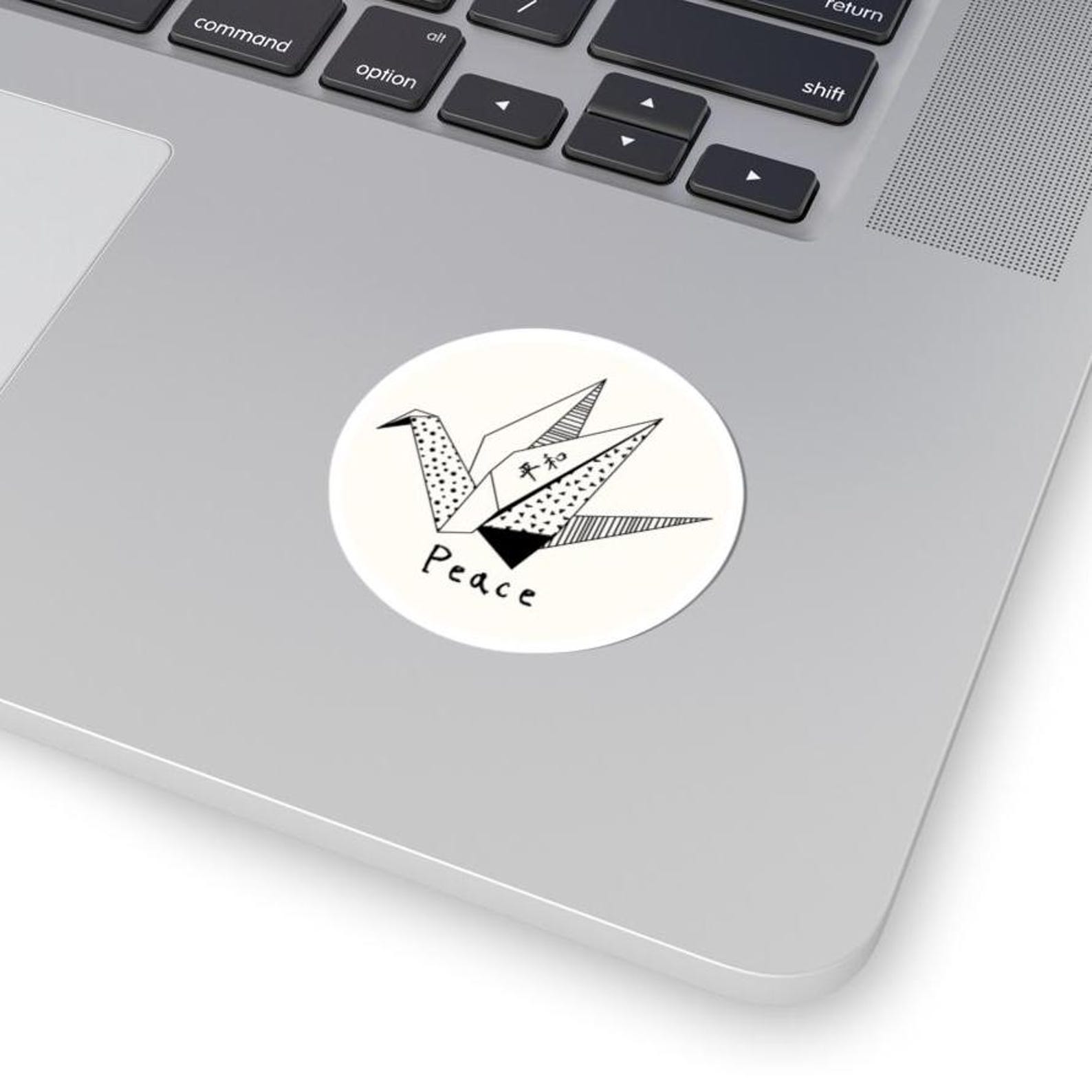 Hiroshima Peace Stickers Paper Crane Sticker Japanese Culture Decal ...