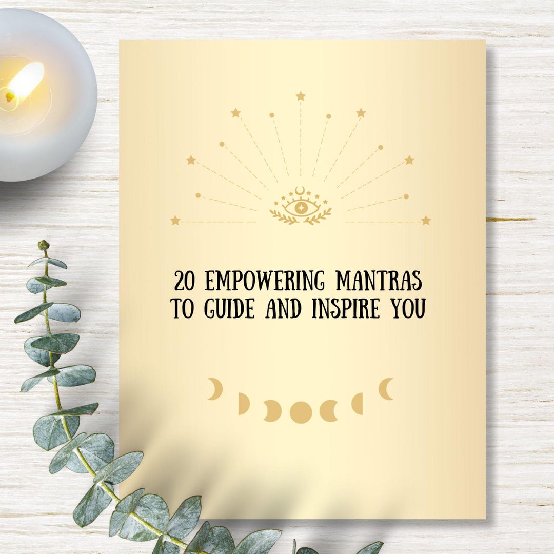 Empowering Mantras Quotes, Manifestation Cards, Affirmation Quote Cards ...