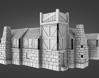 Stable – STL Files for 3D Printing – Medieval, Fantasy Miniature ...