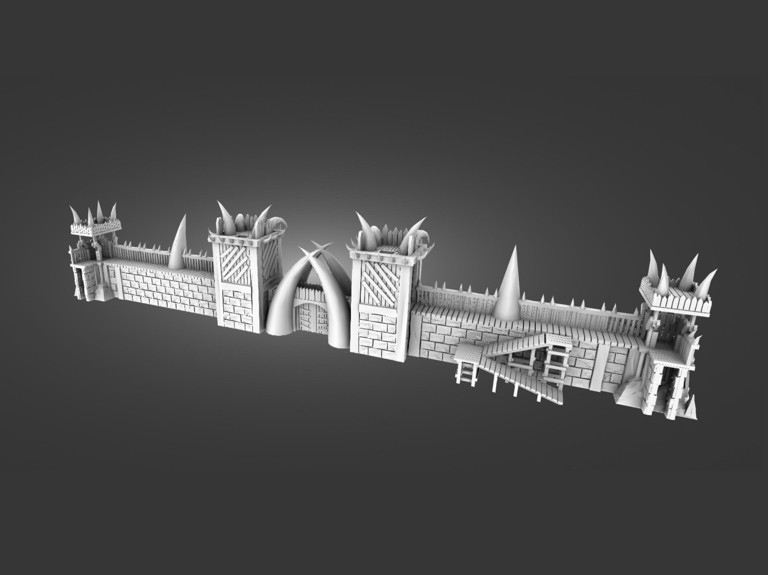 Orc Outpost – STL Files for 3D Printing – Medieval, Fantasy Miniature ...
