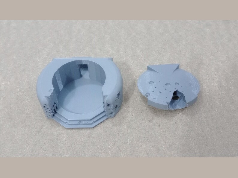 Damaged Pak Cannon Bunker – STL Files for 3D Printing – WW2 Scenery for ...