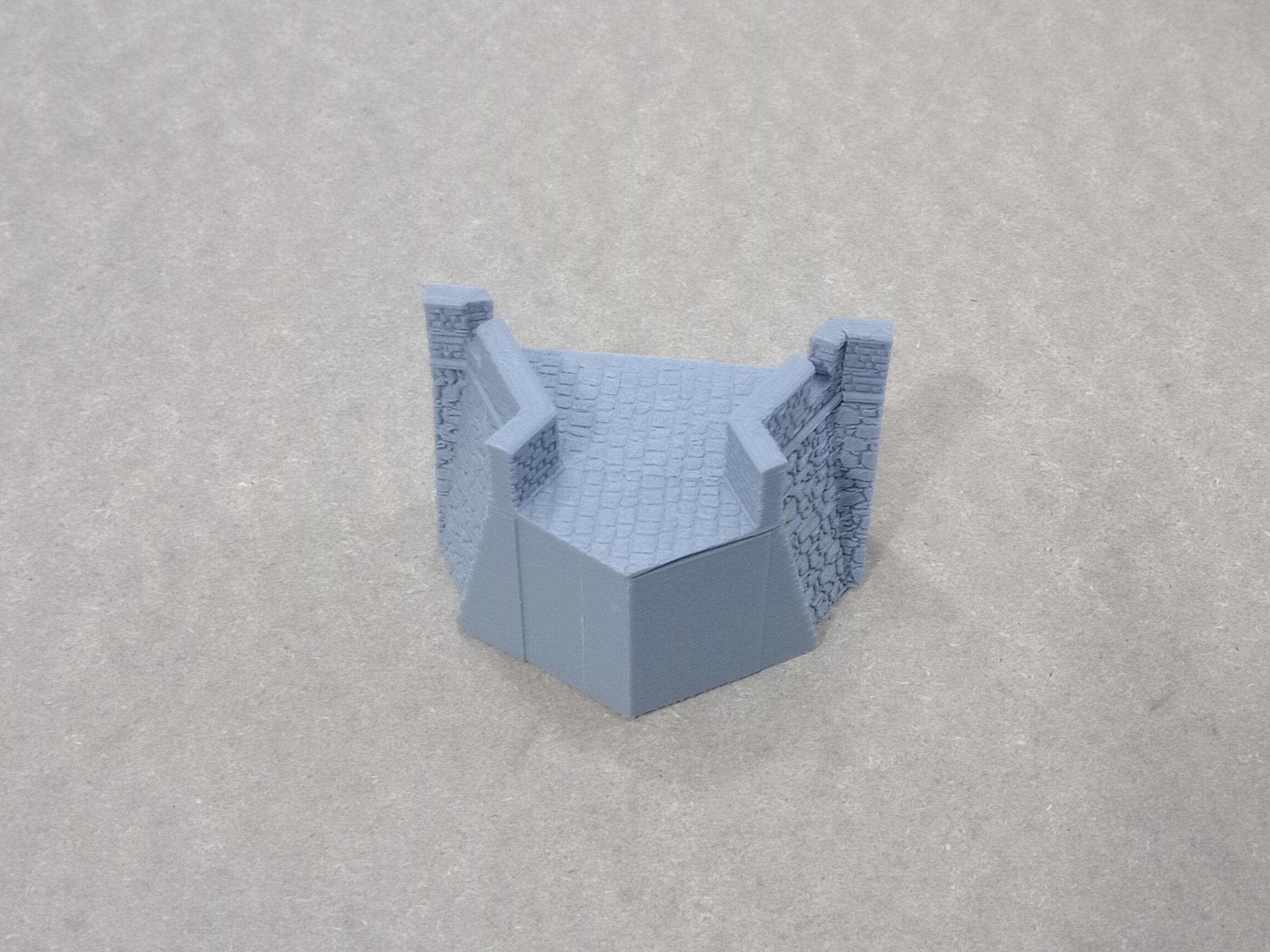 Castle Wall Set STL Files for 3D Printing Medieval, Fantasy Scenery for ...