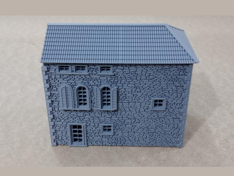 German House 1 – STL Files for 3D Printing WW2 Miniature Scenery for ...