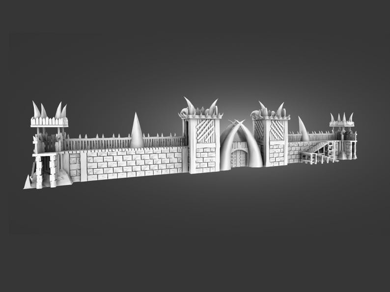 Orc Outpost – STL Files for 3D Printing – Medieval, Fantasy Miniature ...