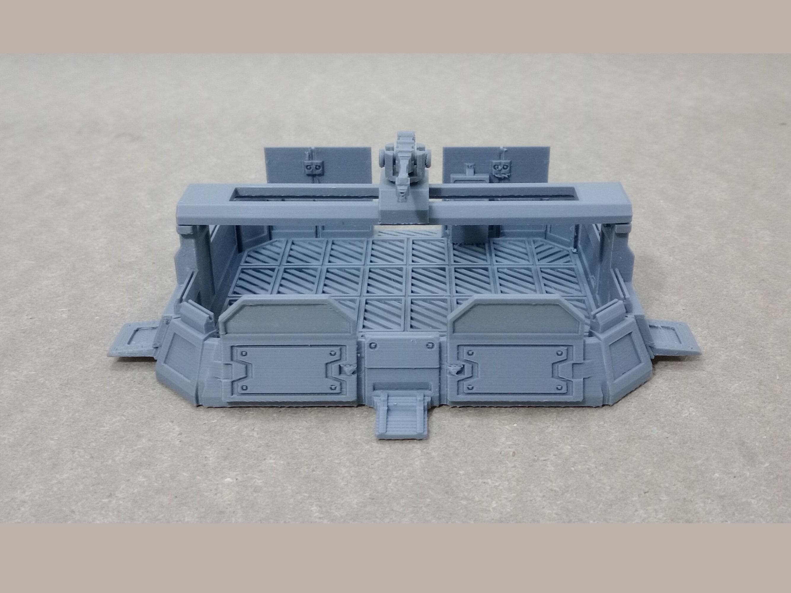 Pulse Cannon Bunker – STL Files for 3D Printing – Sci-fi Scenery for ...