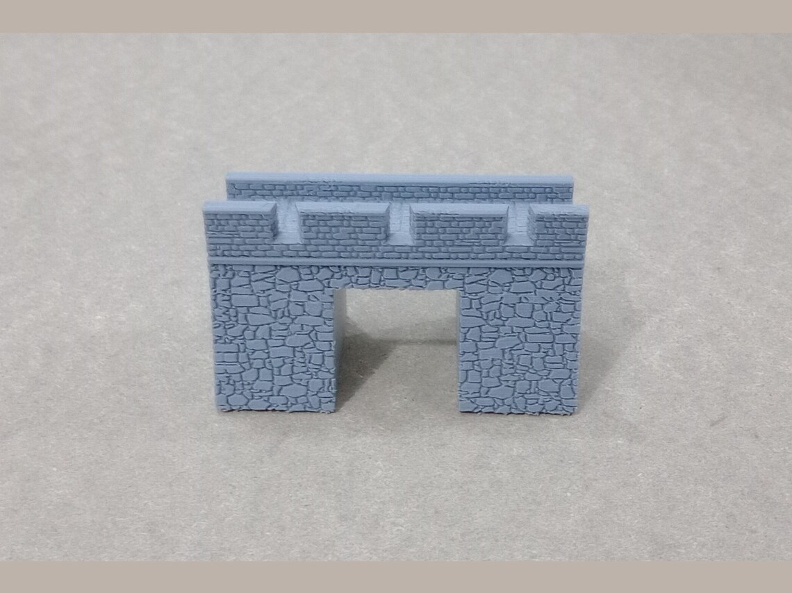 Castle Wall Set STL Files for 3D Printing Medieval, Fantasy Scenery for ...