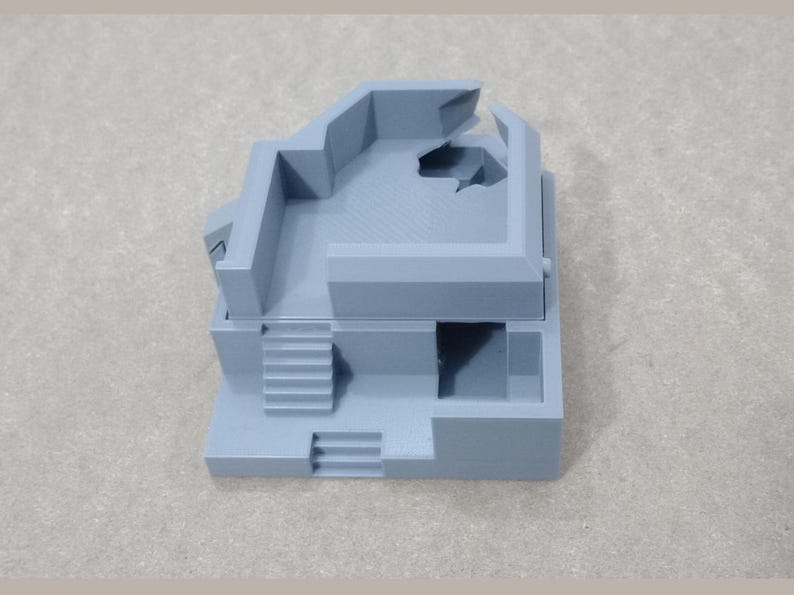 Heavy Damaged Bunkers Pack STL Files for 3D Printing – WW2 Scenery for ...