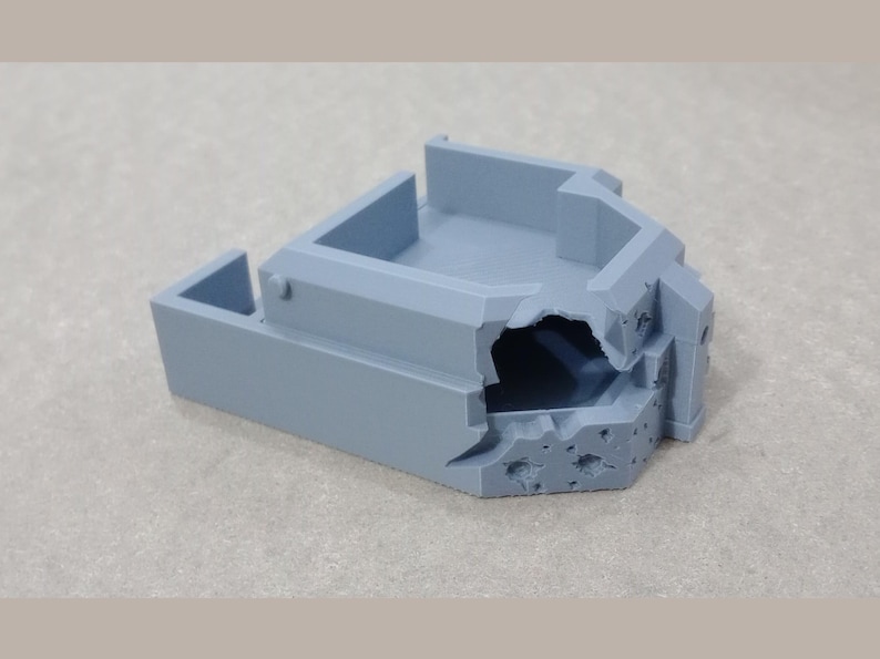 Buy Damaged Flak Bunker - STL Files for 3D Printing WW2 Miniature ...
