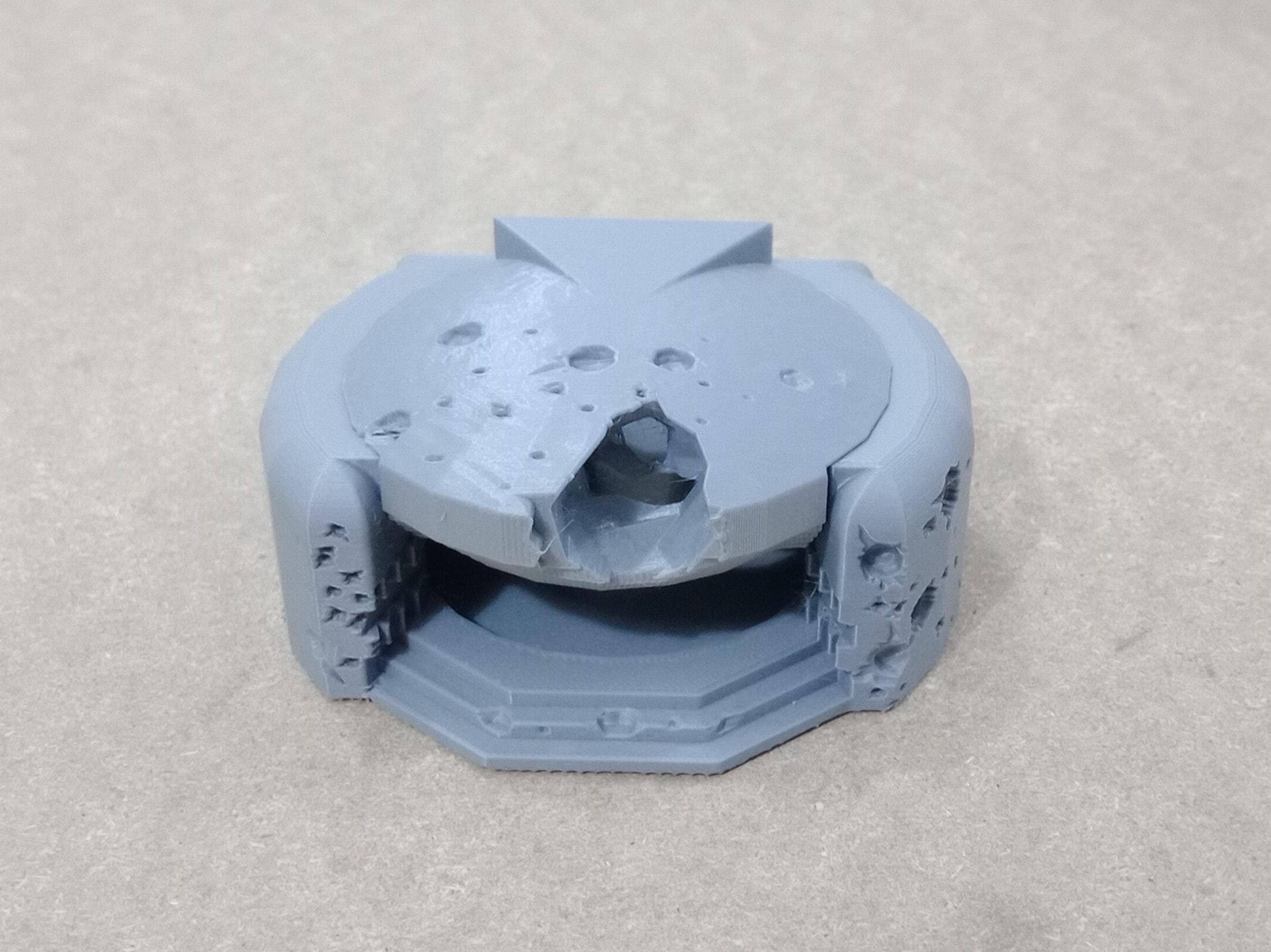 Damaged Pak Cannon Bunker – STL Files for 3D Printing – WW2 Scenery for ...