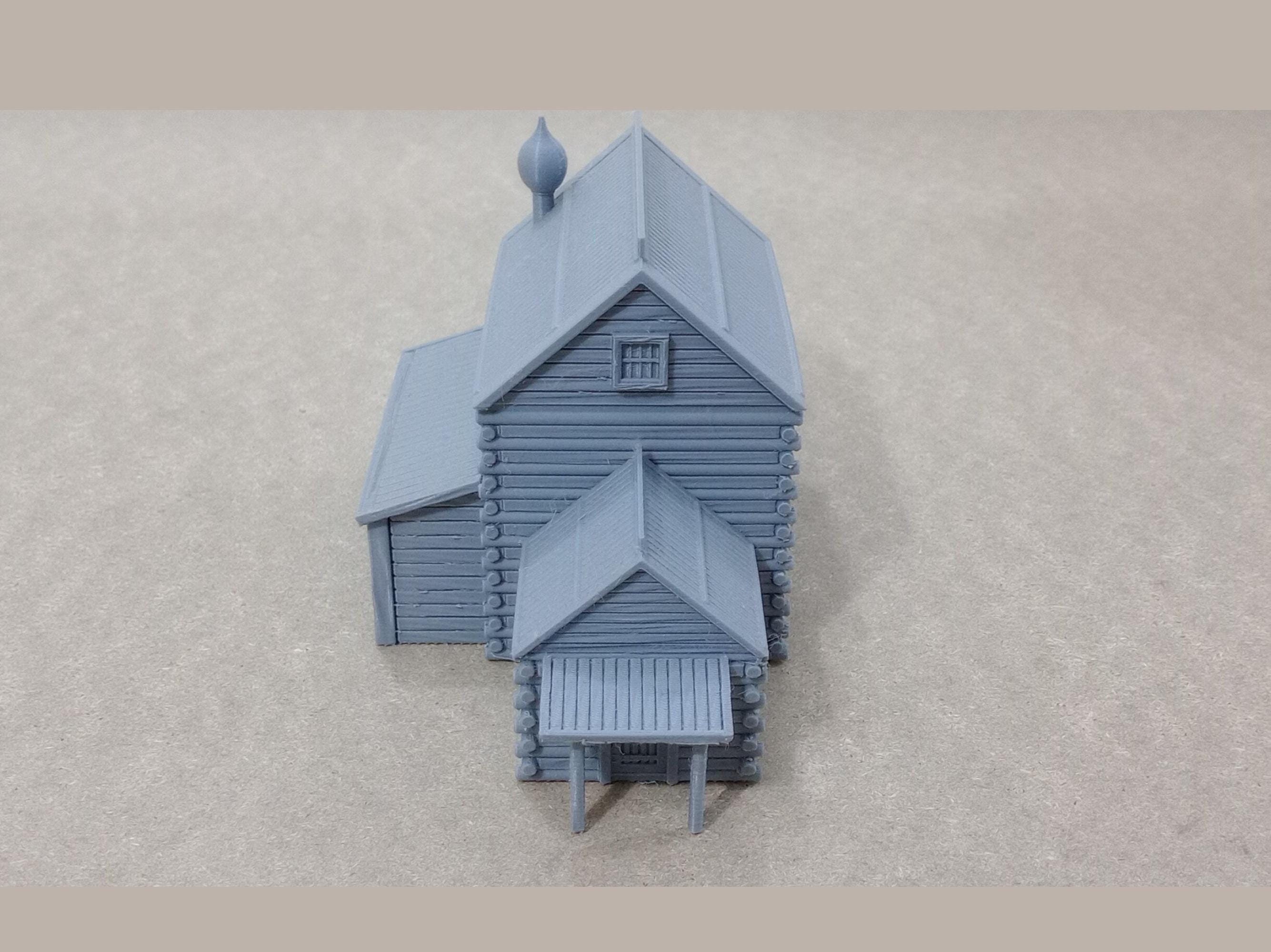 Russian Rural Large House – STL Files for 3D Printing – WW2 Scenery for ...