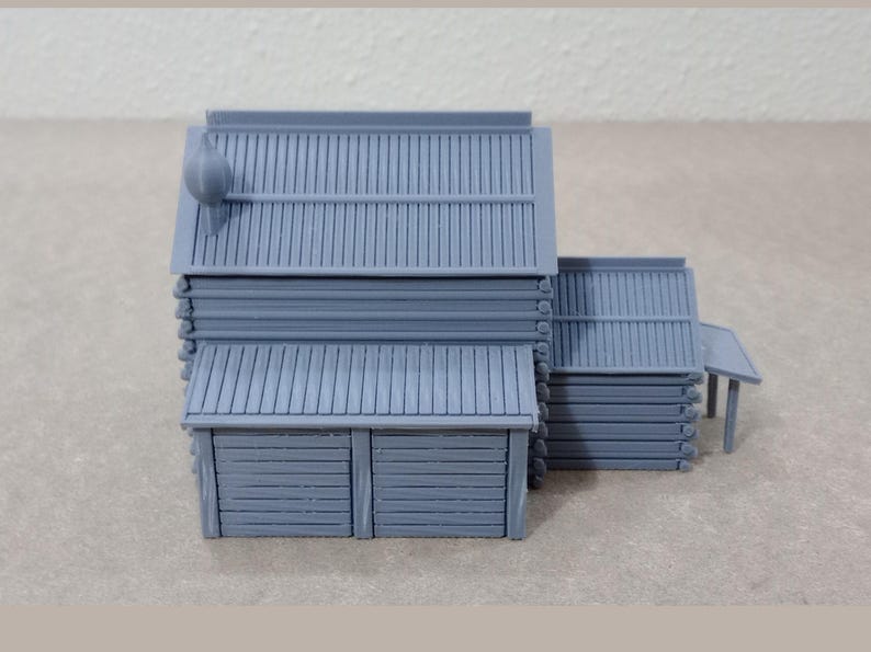 Russian Rural Buildings Pack STL Files for 3D Printing – WW2 Scenery ...