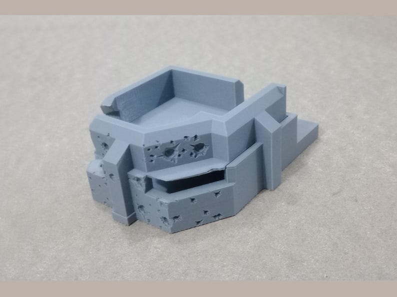 Heavy Damaged Bunkers Pack STL Files for 3D Printing – WW2 Scenery for ...
