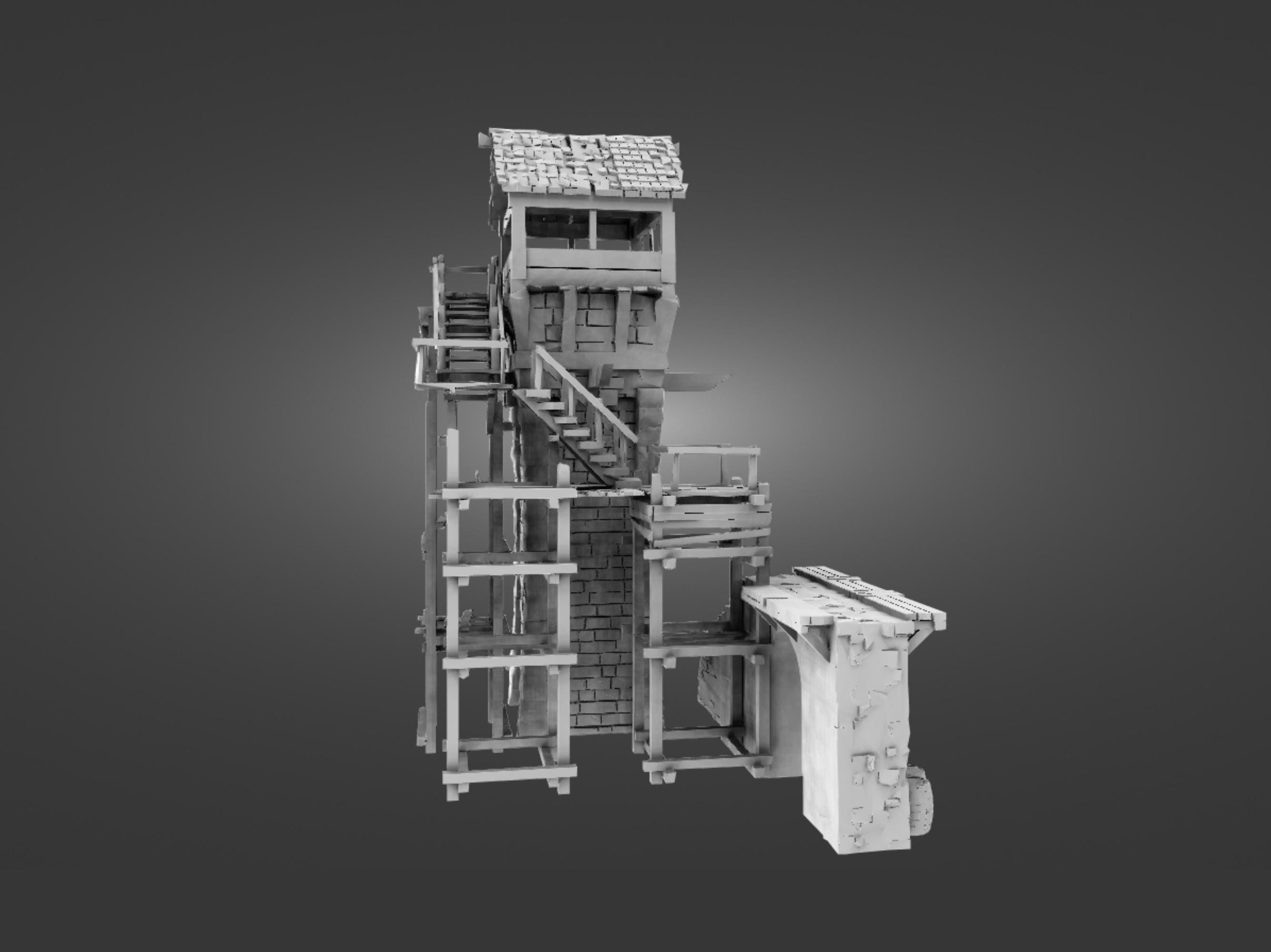 Watchtower – STL Files for 3D Printing Medieval, Fantasy Scenery for ...