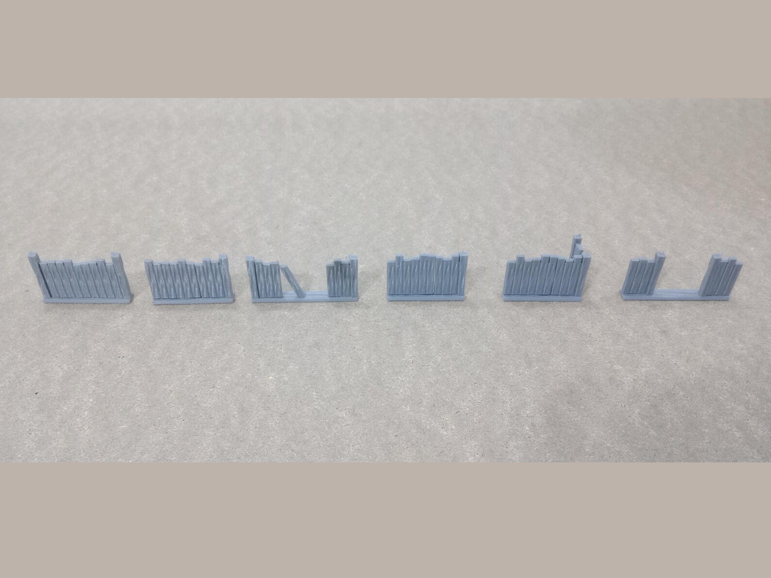 Fences Pack – STL Files for 3D Printing – ACW, Wild West Scenery for ...