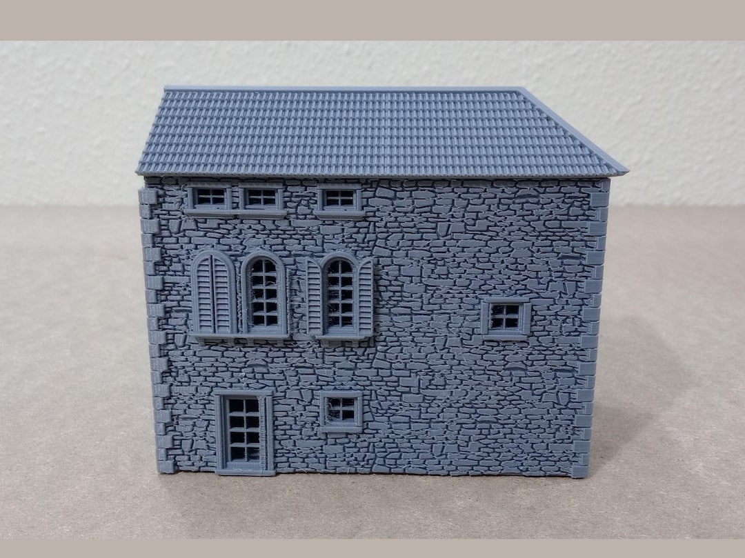 German House 1 – STL Files for 3D Printing WW2 Miniature Scenery for ...