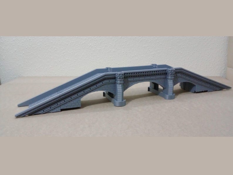 Euro Bridge – STL Files for 3D Printing – WW2 Miniature Scenery for ...