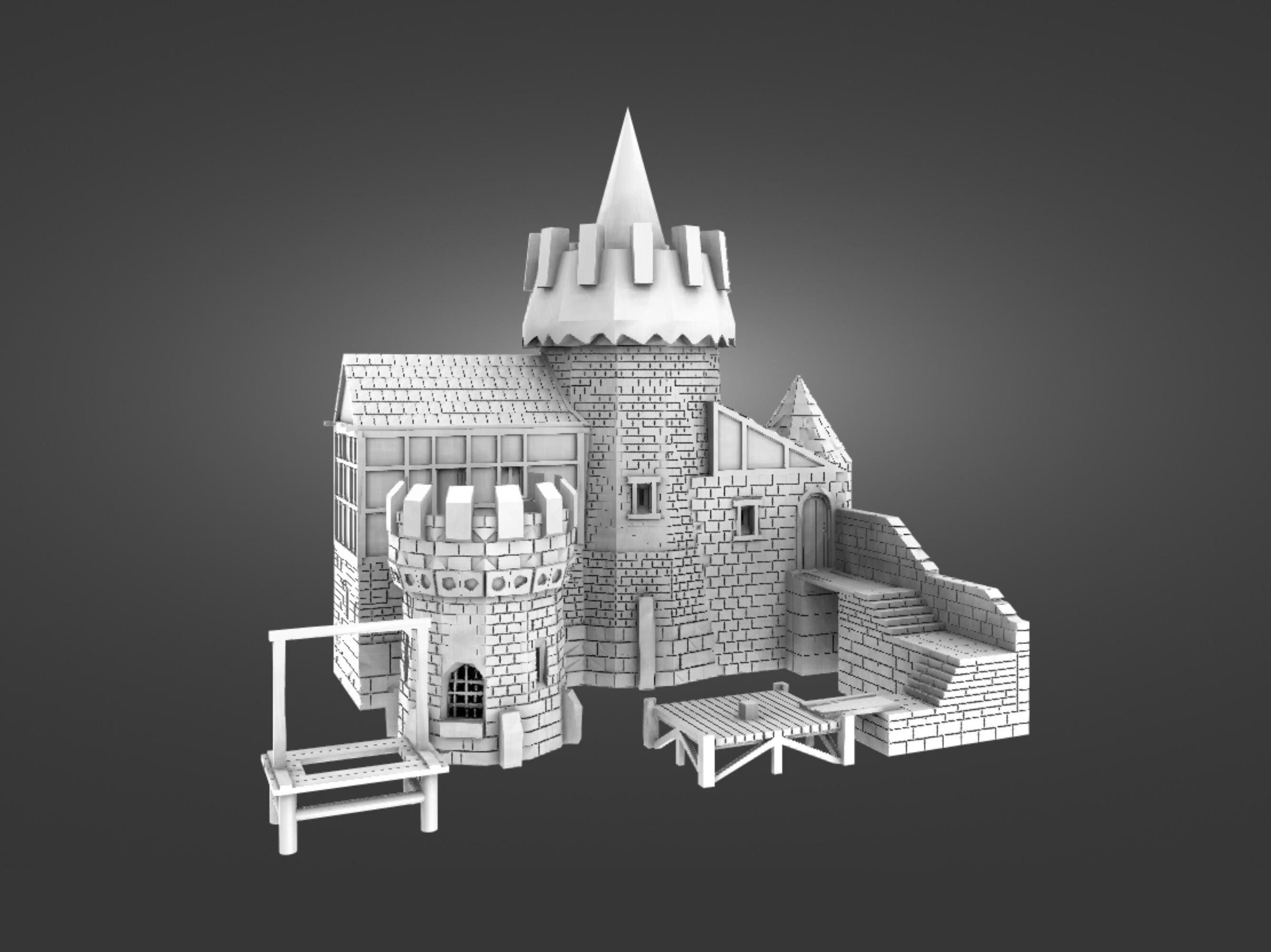 Prison – STL Files for 3D Printing – Medieval, Fantasy Dungeons ...