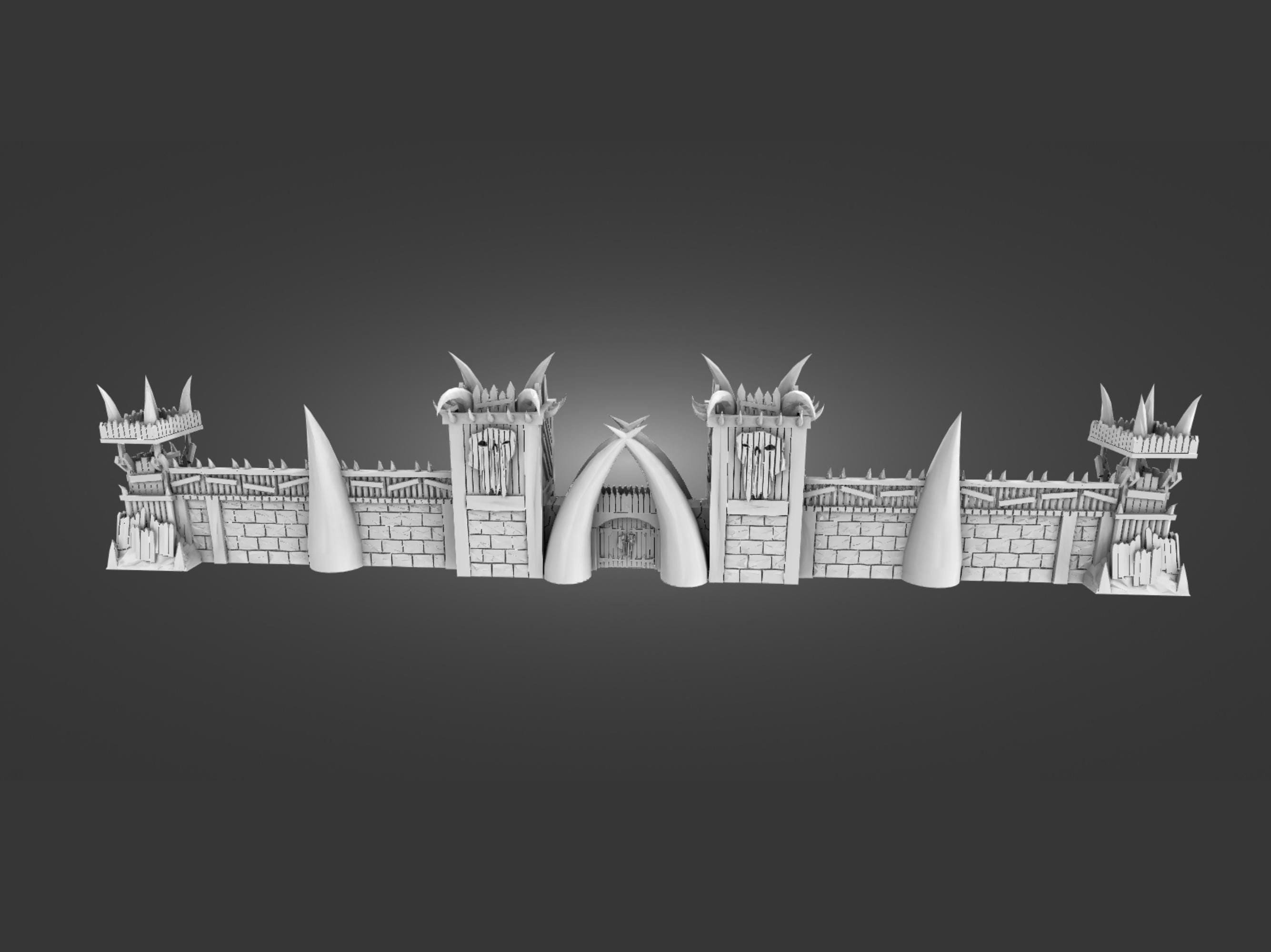 Orc Outpost – STL Files for 3D Printing – Medieval, Fantasy Miniature ...