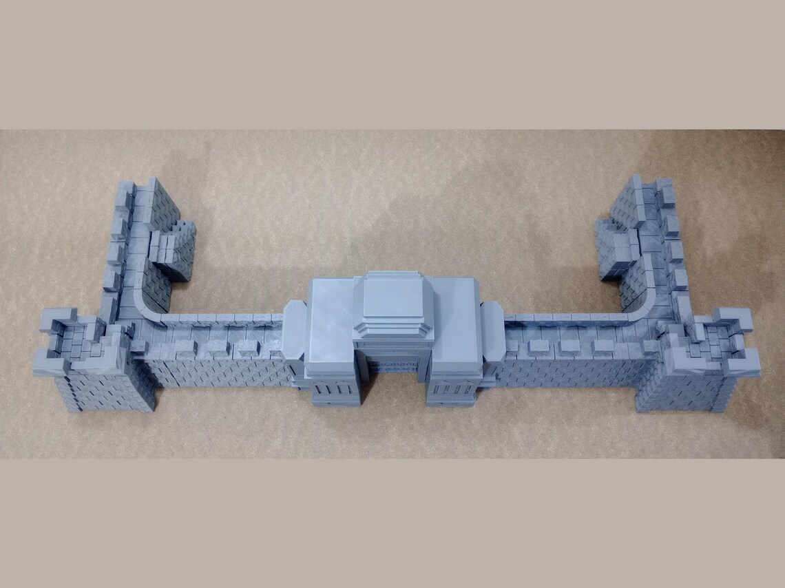 Dwarven Fortress – STL Files for 3D Printing Fantasy Miniature Scenery ...