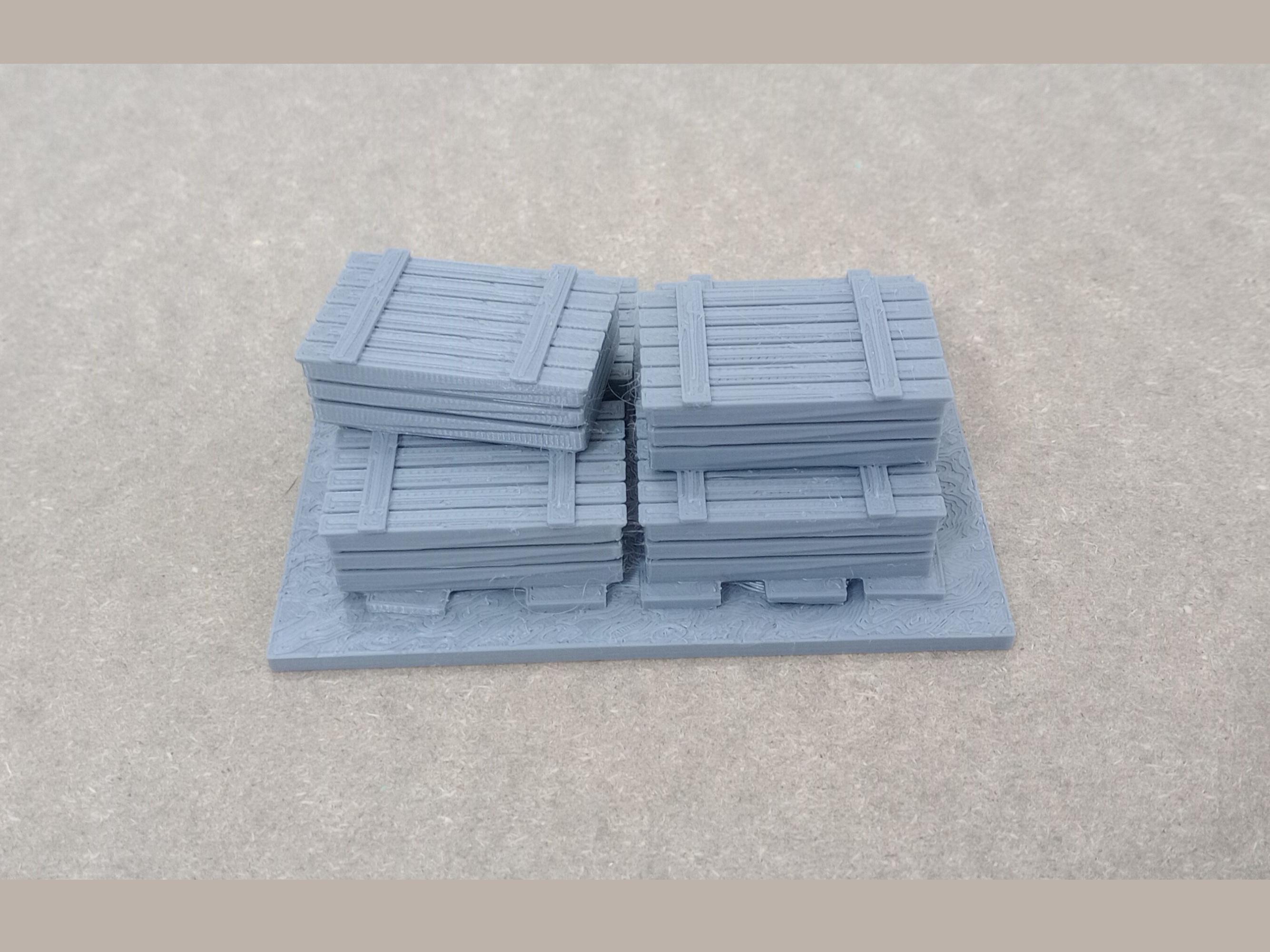 Small Crate Ammo Dump – STL Files for 3D Printing – WW2 Scenery for ...