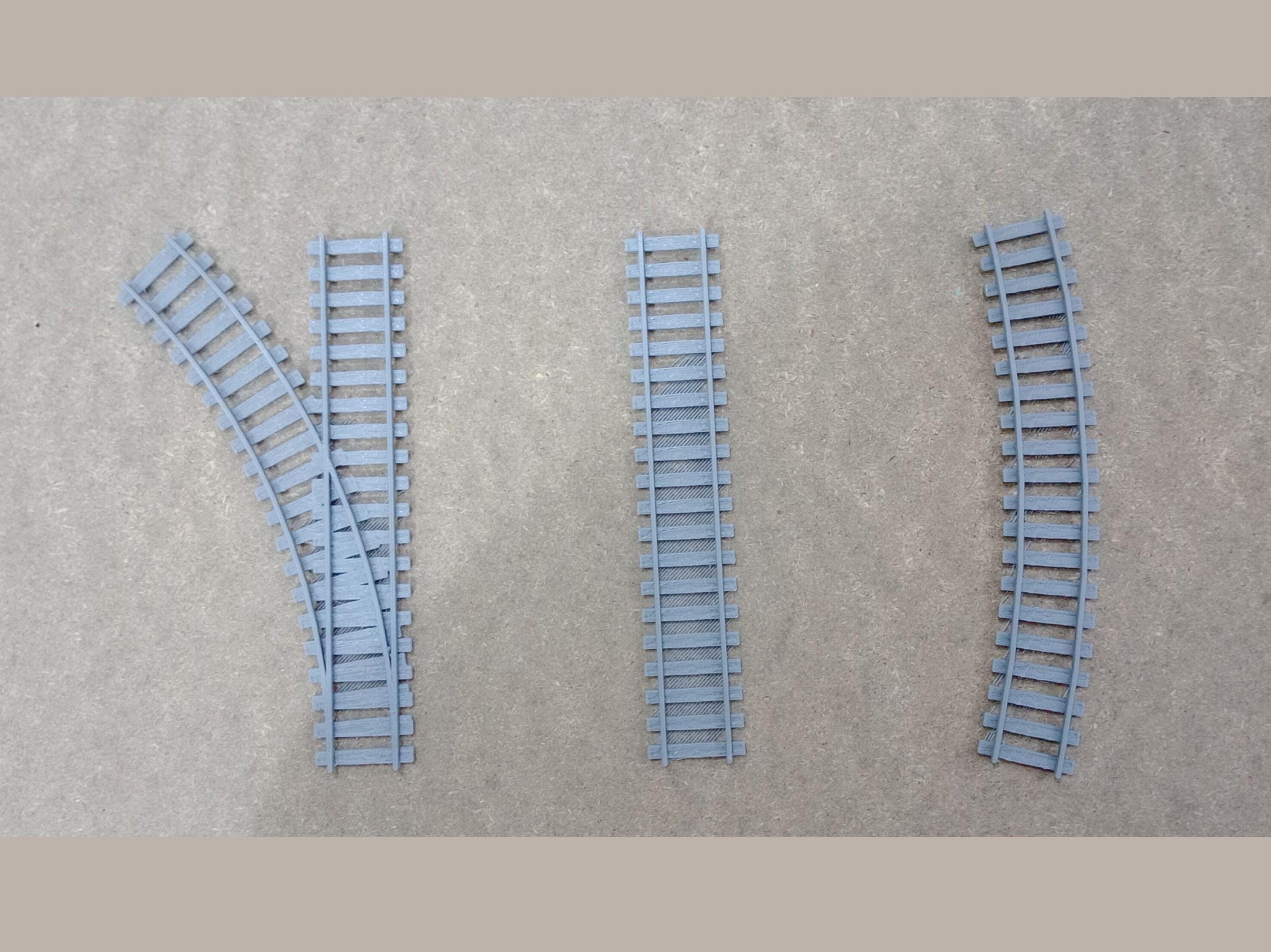 Train Tracks – STL Files for 3D Printing – WW2, Wild West Scenery for ...