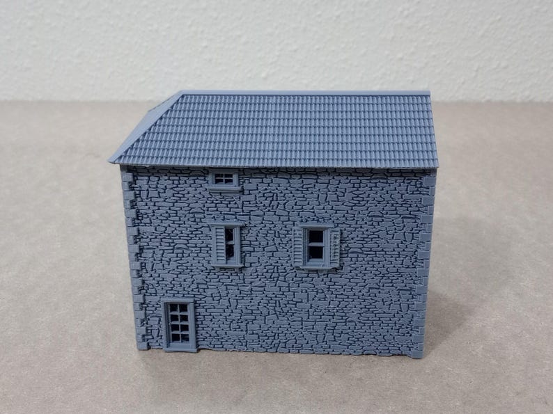 German House 1 – STL Files for 3D Printing WW2 Miniature Scenery for ...