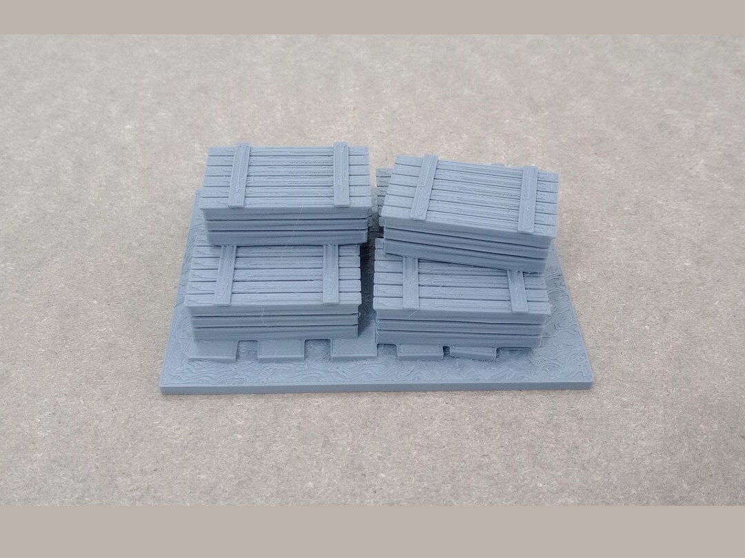 Small Crate Ammo Dump – STL Files for 3D Printing – WW2 Scenery for ...