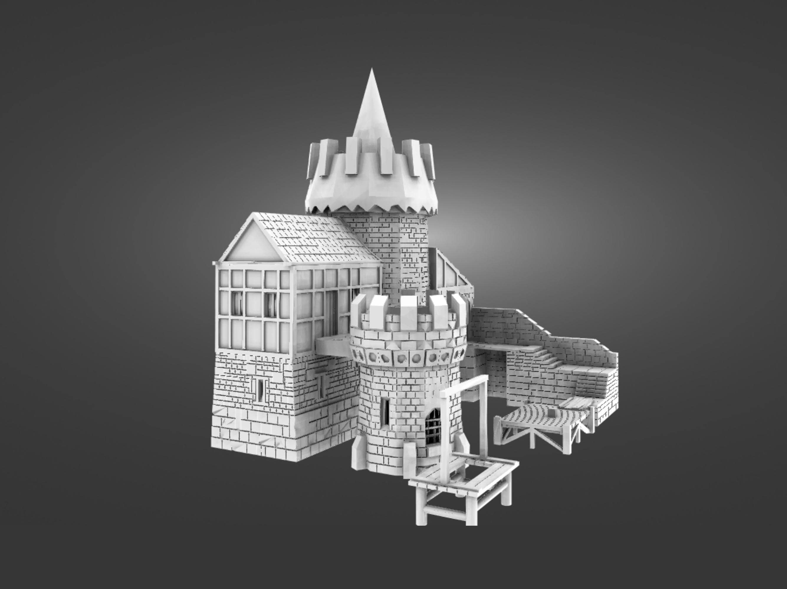 Prison – STL Files for 3D Printing – Medieval, Fantasy Dungeons ...