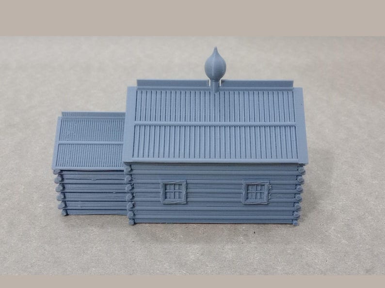 Russian Rural Buildings Pack STL Files for 3D Printing – WW2 Scenery ...