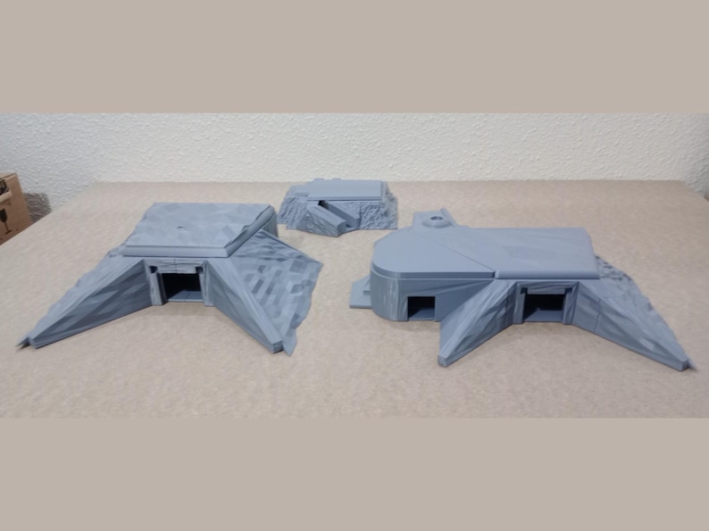 Merville Bunkers Pack STL Files for 3D Printing WW2 Skytrex Miniature ...