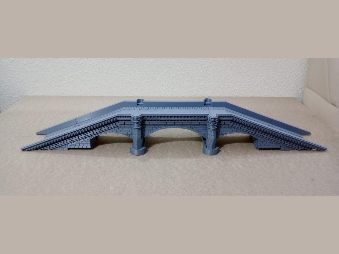 Euro Bridge – STL Files for 3D Printing – WW2 Miniature Scenery for ...