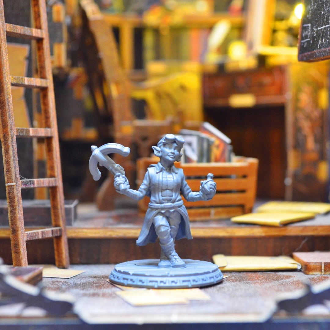 Gnome Artificer - 3D Printed Fantasy Miniatures for Dnd & Tabletop Rpgs ...