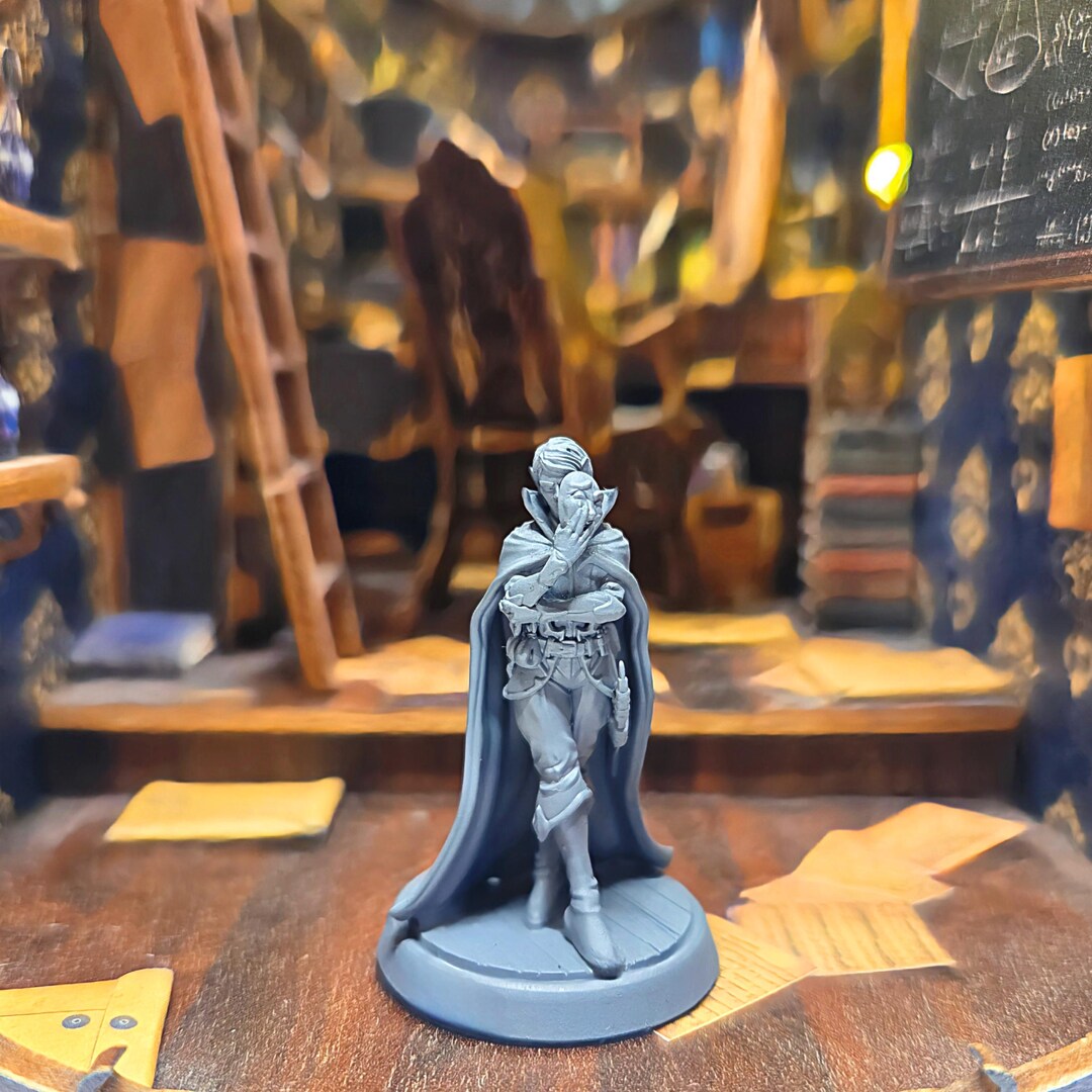 Half-elf in a Mask - 3D Printed Dnd Miniatures: Collectible Figures for ...