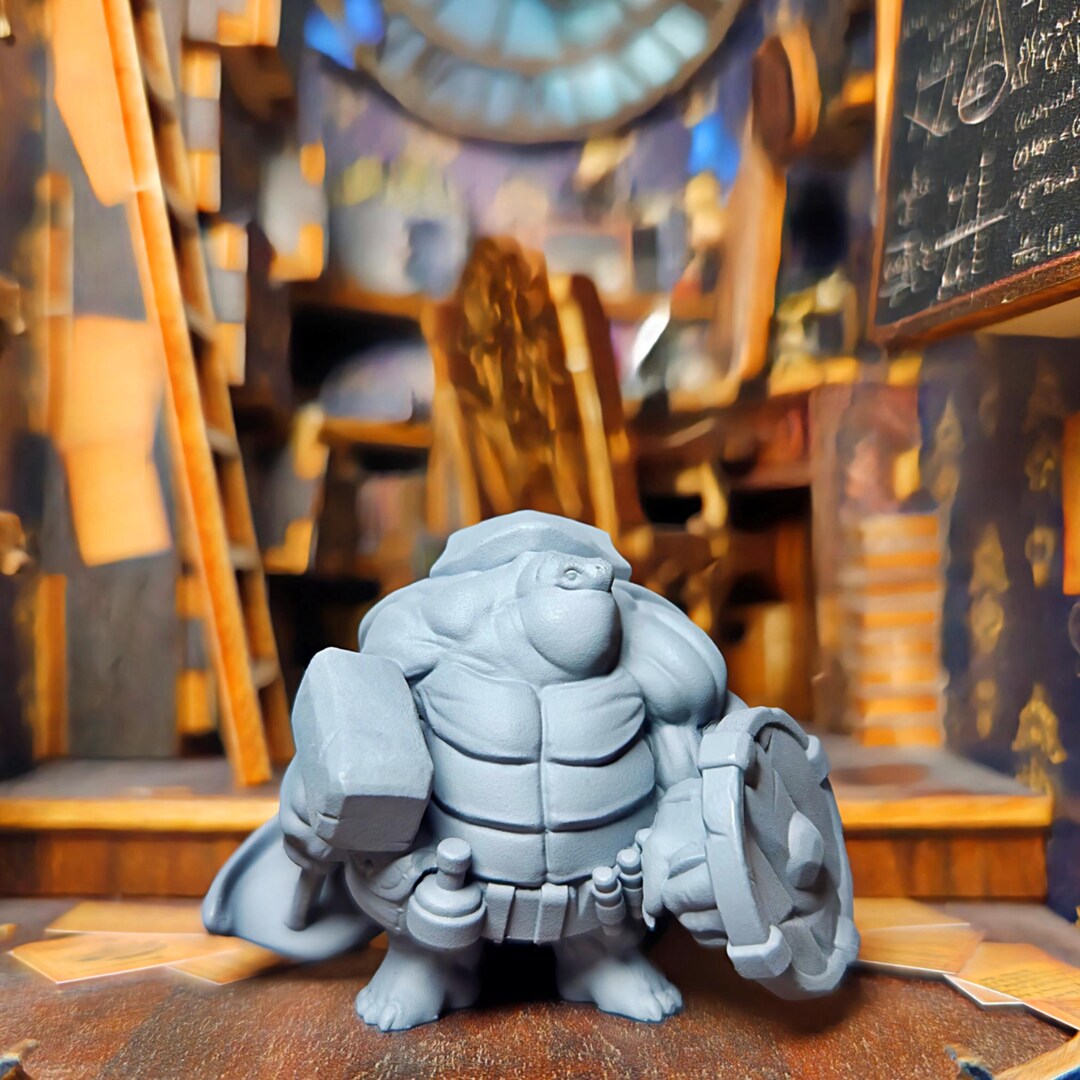 Tortle Paladin - 3D Printed Dnd Miniatures, Tabletop RPG, and Dungeons ...